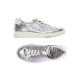 Ecco Damen Sneakers, silber, Gr. 36