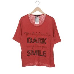 Ulla Popken Damen T-Shirt, orange, Gr. 42