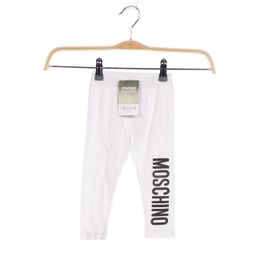 Moschino Damen Stoffhose, weiß, Gr. 50