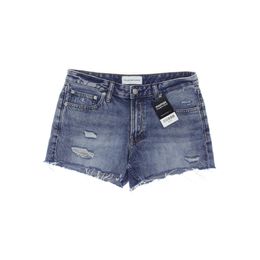 Calvin Klein Jeans Damen Shorts, blau, Gr. 28