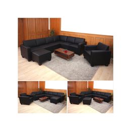 MCW Couch-Garnitur Moncalieri 6-2 ~ schwarz