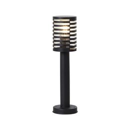 Brilliant Lampe, Venlo Außensockelleuchte 50cm schwarz matt, Edelstahl/Kunststoff, 1x A60, E27, 40W,Normallampen (nicht enthalten)