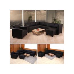 MCW Couch-Garnitur Moncalieri 6-1-1 ~ schwarz