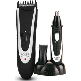 ADLER 2in1 Haarschneider Set Trimmer Hair Cutter Nasenhaartrimmer