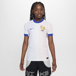 FFF (Men's Team) 2024/25 Match Away Nike Dri-FIT ADV Authentic Fußballtrikot für ältere Kinder - Weiß