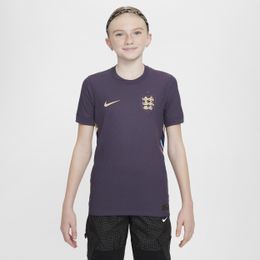 England 2024 (Men's Team) Match Away Nike Dri-FIT ADV Authentic Fußballtrikot für ältere Kinder - Lila