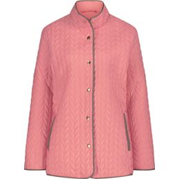 Damen Steppjacke mit Druckknopfleiste flamingo, Gr&ouml;&szlig;e 38