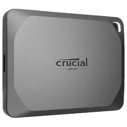 Mendler CRUCIAL X9 Pro Portable SSD PC/MAC Festplatte, 4 TB SSD, extern, Grau