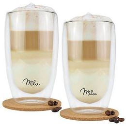 MILU Latte Macchiato Gläser XXL 450,0 ml, 2 St.