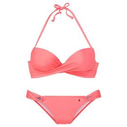 s.Oliver Set: Push-Up-Bikini 'Soft' peach Gr. 32 Cup A. Mit Bügel. Nachhaltig.