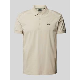 BOSS Green Poloshirt mit Label-Print Modell 'Paddy'