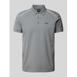 BOSS Green Poloshirt mit Label-Print Modell 'Paddy'