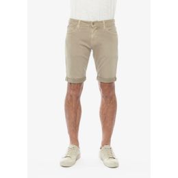 Shorts Le Temps Des Cerises "BODO" Gr. 33, US-Größen, grün (khaki), Herren, 93% Baumwolle, 5% Polyester, 2% Elasthan, Hosen 5-Pocket-Hose, im klassischen 5-Pocket-Design