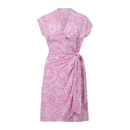s.Oliver Kleid Damen Größe 42 eosin / weiß Winterkleid