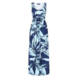 HotSquash Kleid Damen Gr&ouml;&szlig;e 40 marine / hellblau / wei&szlig; Winterkleid