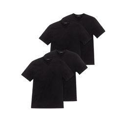 Schiesser T-Shirt 'American Essentials' Herren Gr&ouml;&szlig;e L schwarz