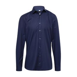 OLYMP Button Up Shirt male Blue size 42