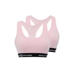 WESTMARK LONDON Sport-BH Damen Gr&ouml;&szlig;e S pink / schwarz