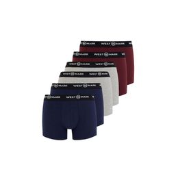 WESTMARK LONDON Boxer shorts 'Oscar' male Blue, Grey, Red size XL