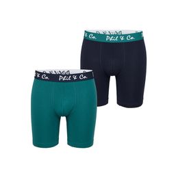 Phil & Co. Berlin Retro Boxer ' Long Boxer ' Herren Gr&ouml;&szlig;e M t&uuml;rkis