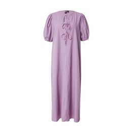 Pieces Kleid 'PCHOLLY' Damen Größe 44 royalblau / pink Winterkleid