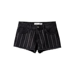 Bershka Shorts Damen Gr&ouml;&szlig;e 32/34 black denim