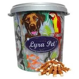 5 kg LYRA PET® Calciumknochen mit Hühnerbruststreifen in 30 L Tonne