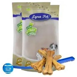 10 Stk. LYRA PET® Kauknochen ca. 30 cm + Ballschleuder