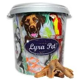 5 kg LYRA PET® Rinderkopfhaut goldbraun, dunkel in 30 L Tonne