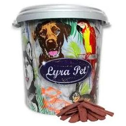 5 kg LYRA PET® Pferdefleischstreifen in 30 L Tonne