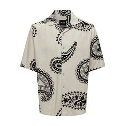 Only & Sons Only & Sons Button Up Shirt 'ONSAustin' male Grey size XL