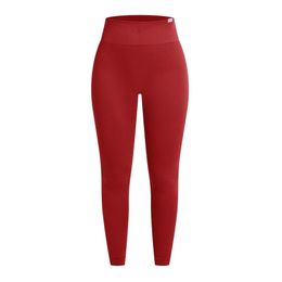 Smilodox Amaze Ripp Compressive Leggings Damen Größe XL weinrot