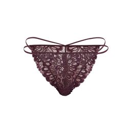 LSCN by LASCANA String Damen Größe S/M aubergine Winterschuhe
