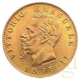 20 Lire Italien Goldmünze Emanuele