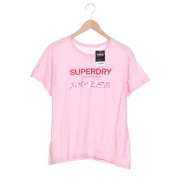 Superdry Damen T-Shirt, pink, Gr. 42