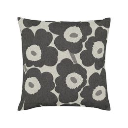 Marimekko - Pieni Unikko Kissenbezug, 47 x 47 cm, off-white / charcoal / sand