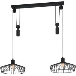 Hängeleuchte Eglo "WINKWORTH" Lampen Gr. Höhe: 110 cm, schwarz