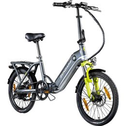 Z&uuml;ndapp Z&uuml;ndapp ZT20R Ebike 20 Zoll Klapprad f&uuml;r Erwachsene 145 - 185 cm mit 6 G&auml;ngen