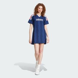 Adidas Tiro Cut 3-Streifen Jacquard T-Shirt-Kleid