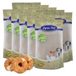 10 kg LYRA PET® Kauringe mit Hühnerbruststreifen