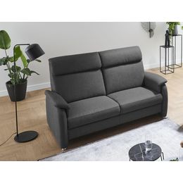 2-Sitzer Home Affaire "Turin auch mit Easy care-Bezug: leicht mit Wasser zu reinigen", grau (stone), B:156cm H:107cm T:97cm, Sofas, mit hochwertigem Federkern, hoher R&uuml;cken bietet besonderen Komfort