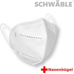 Behelfs-Mund & Nasenmaske Gesichtsmaske Maske mit Nasenbügel - Schwäble