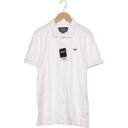 Khujo Herren Poloshirt, weiß, Gr. 48