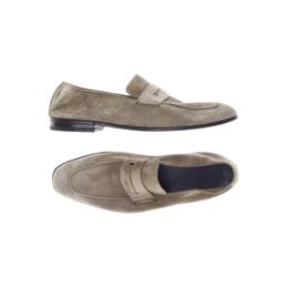 Ermenegildo Zegna Herren Halbschuh, beige, Gr. 8.5