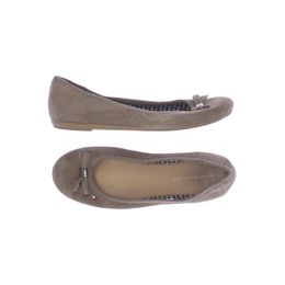 Tommy Hilfiger Damen Ballerinas, beige, Gr. 39