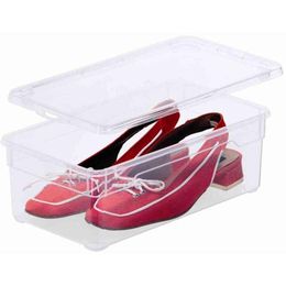 Rotho - Aufbewahrungsbox 'Clear Box' 5 l mit Deckel, 33 x 19 x 11 cm