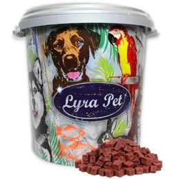 5 kg LYRA PET Pferdefleischwürfel in 30 l Tonne