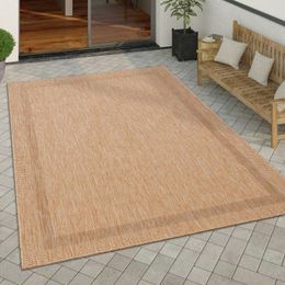 Outdoor Teppich Wetterfest Balkon Terrasse Küche Modern Geometrische Muster 160x220 cm, Beige - Paco Home