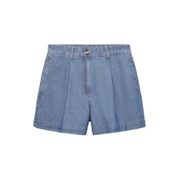 Mango Pleated Pants 'Letizia' female Blue size S