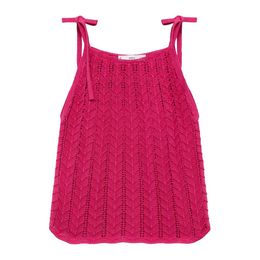 Mango Stricktop 'CANARIO' Damen Gr&ouml;&szlig;e XXL neonpink